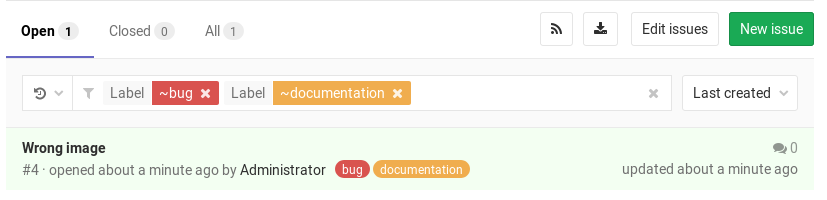 Labels · Project · User · Help · GitLab